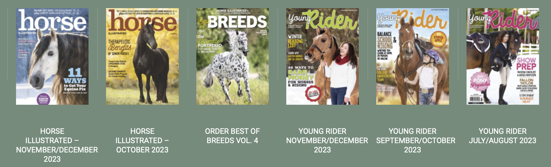 The most informative horse magazines you could ever find